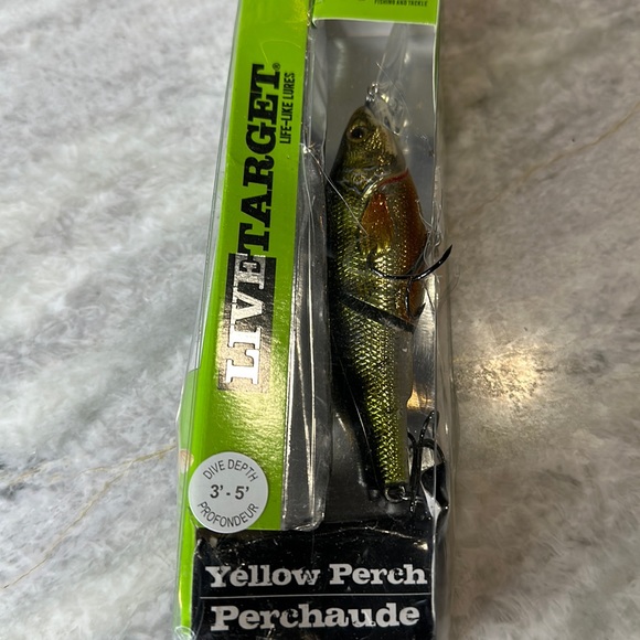 live target | Other | Yellow Perch Live Target Lure | Poshmark
